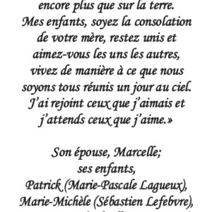 Signets funéraires - Novalie